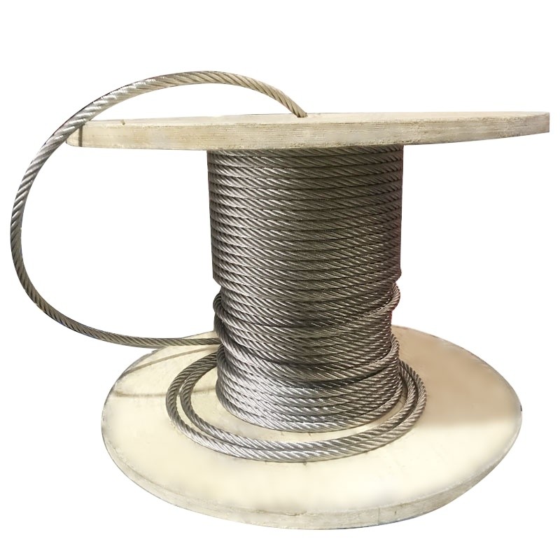 1*9 1Mm 304 High Tension Stainless Steel Wire Rope With PVC Nylon Coating